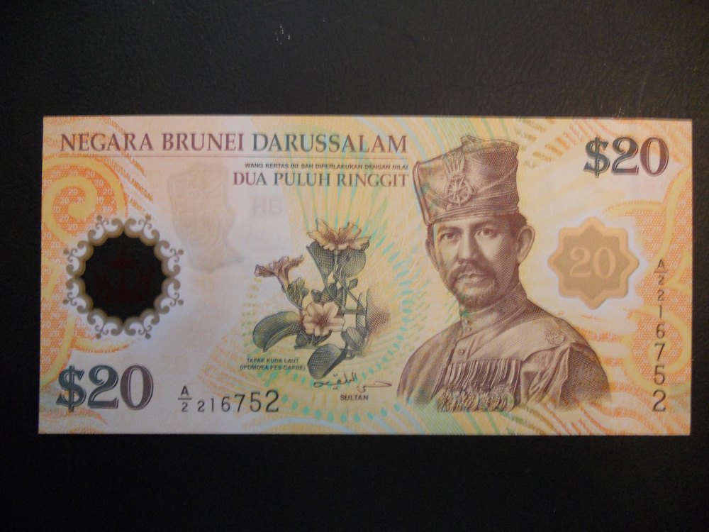 NAFY COLLECTION: Duit Brunei 20 (polimer)