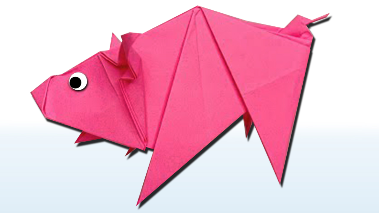 Origami Malaysia | Yen's Art: Pig | How to make Origami Pig | Paper Pig ...