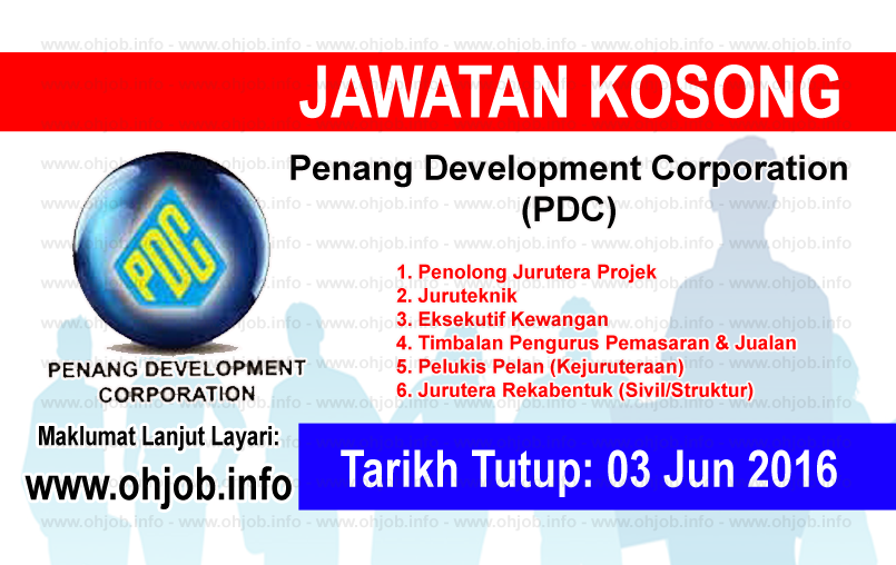 Job Vacancy at Penang Development Corporation (PDC) - JAWATAN KOSONG ...