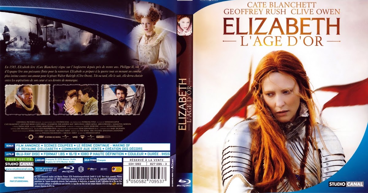 BLU-RAY JAQUETTES BLU-RAY: Elizabeth - L'age d'or