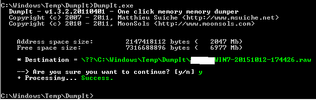 neonprimetime security , just trying to help: Memory Dump Collection ...