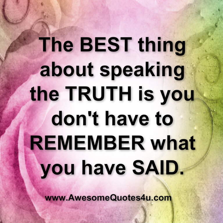 Awesomequotes4u.com: The Truth