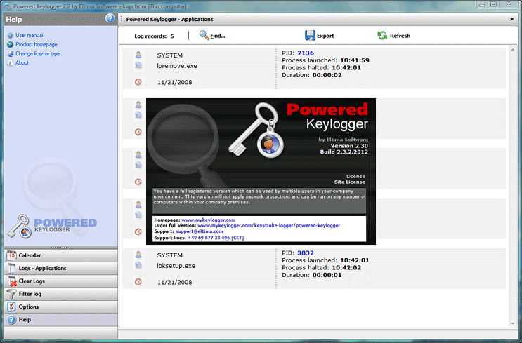 Keylogger | review application