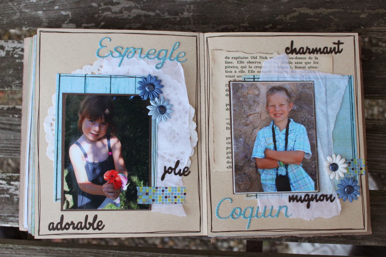 Scrap by twibady: Mini album "Souvenirs d'été"