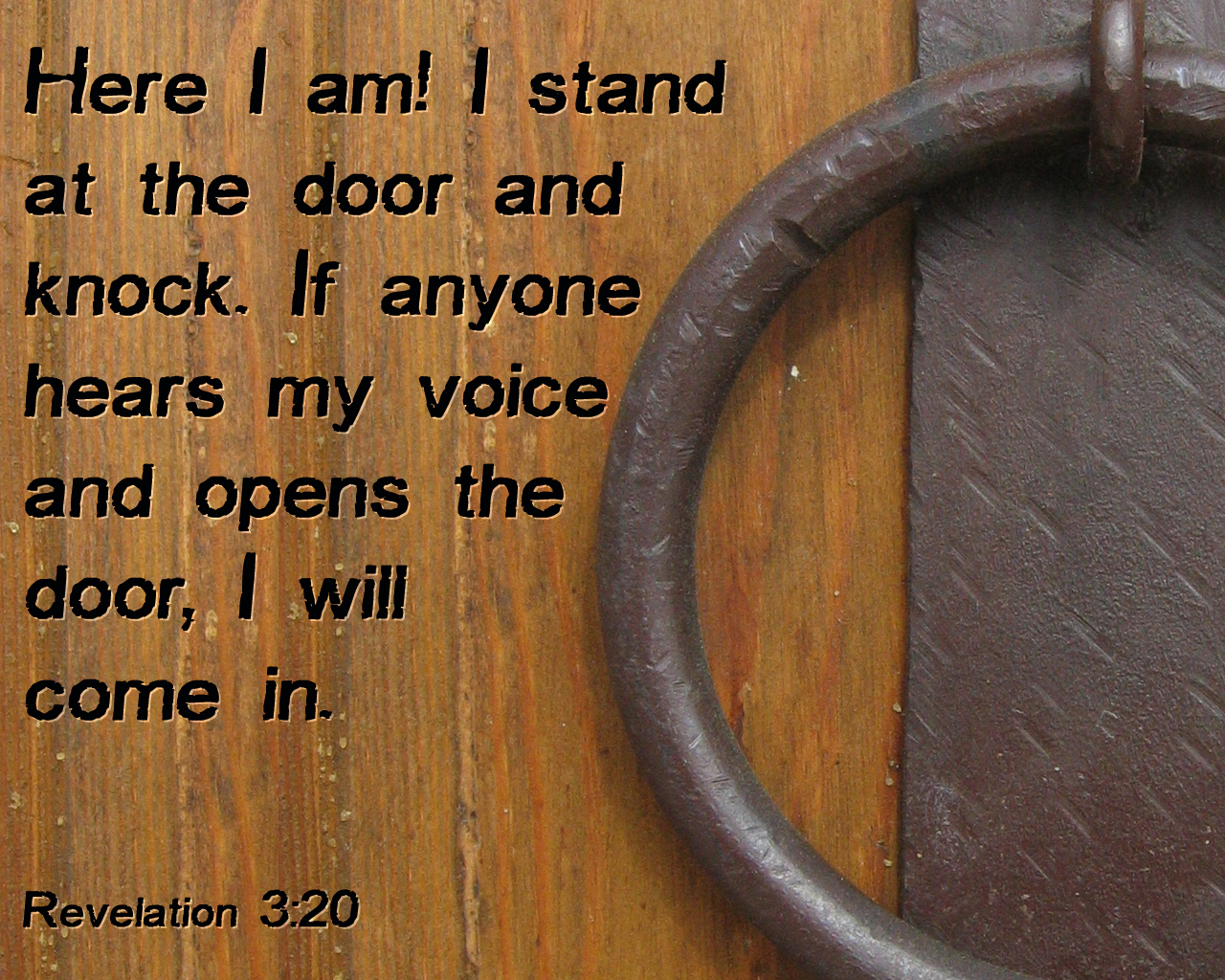 Grace of Jesus Ministry: be hold i stand at the door and knock ...