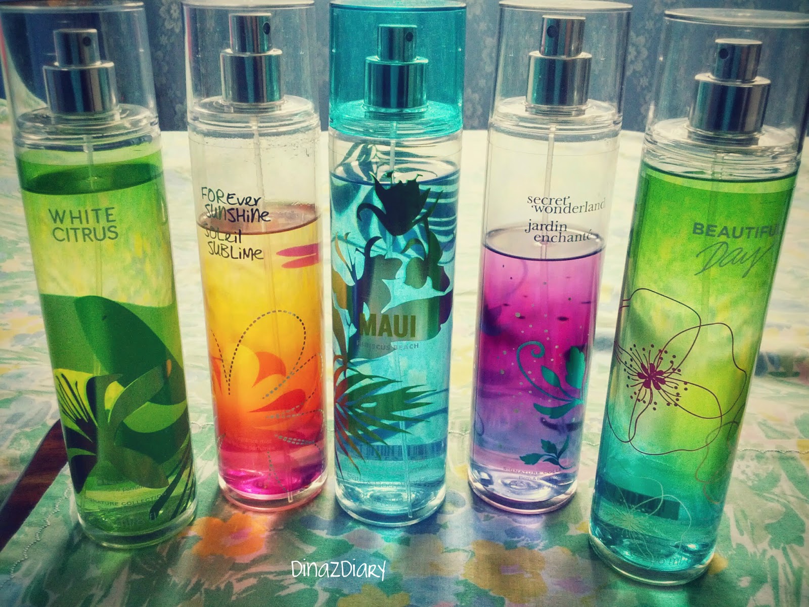 DinazDiary: Summer Scents - Favourite Body Sprays