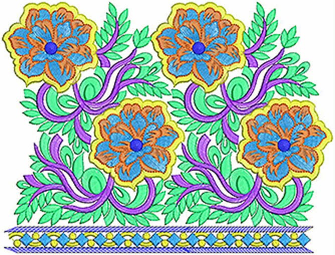 Embdesigntube: Colorful Patches Designs