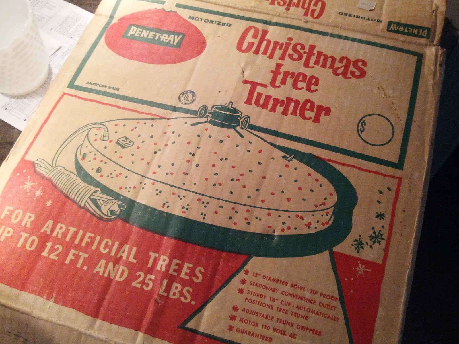 Vintage Christmas Tree Turner