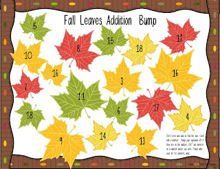 Autumn Themed BUMP Games {Freebie!} | School Time Snippets