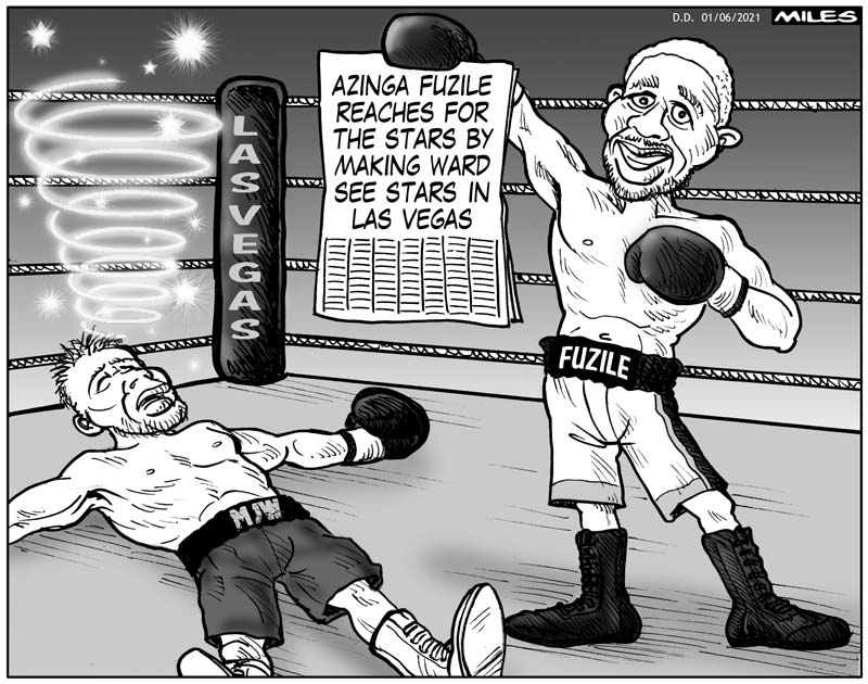 Cartoons by Miles: Knockout shot