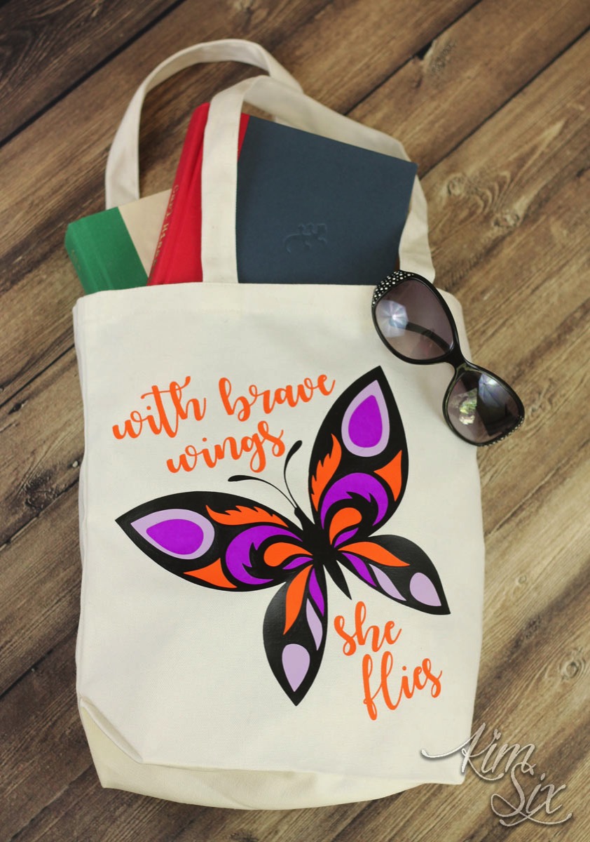 This is what the final tote bag looked like: