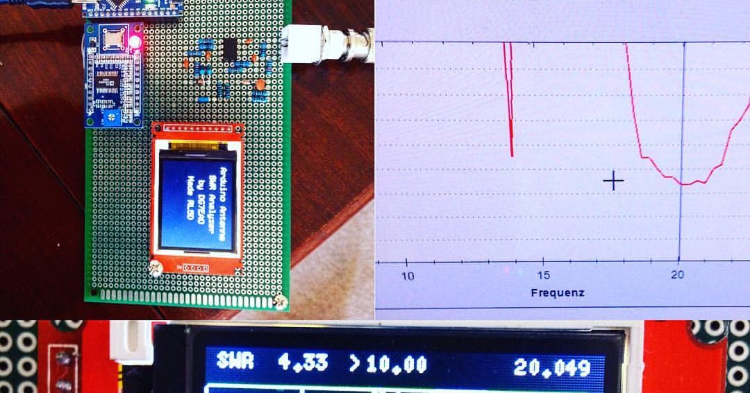 LINUX AND HAMRADIO: arduino SWR analyser