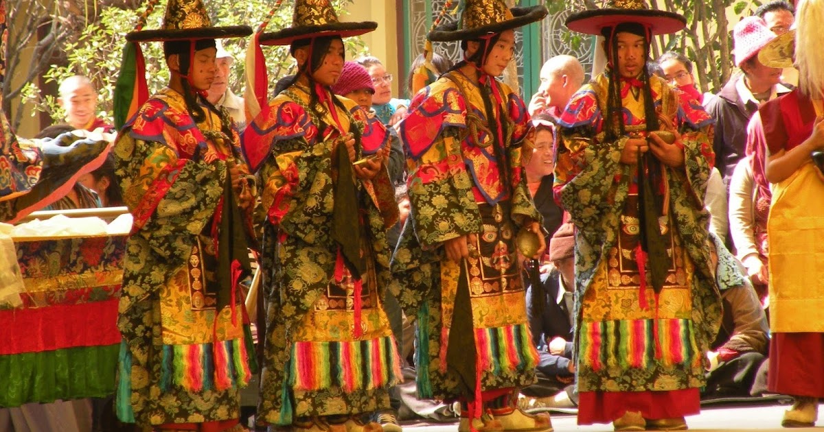 Local style: Costumes and masks of the Cham dancers