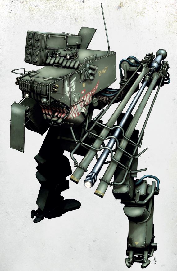 Bloodbeard's Garage: Review: Gamma Wolves - Post-Apocalyptic Mecha Warfare
