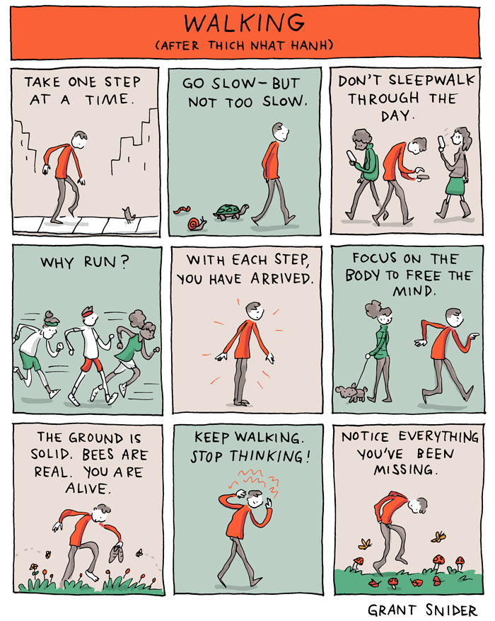 INCIDENTAL COMICS: Walking
