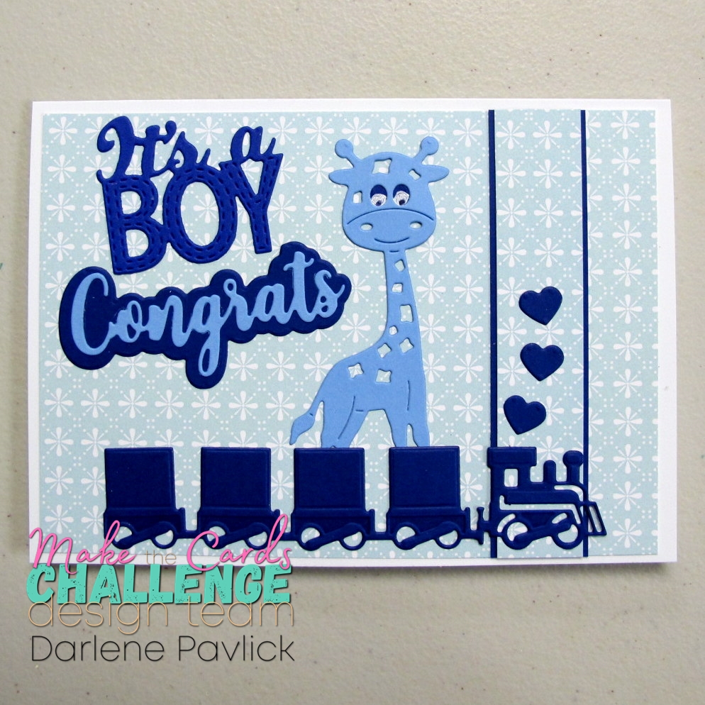 DAR'S CRAFTY CREATIONS: Make The Cards Challenge - Congratulations