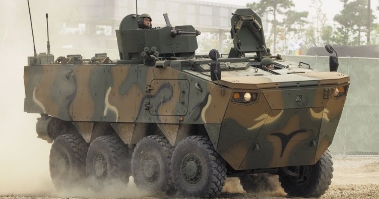 SNAFU!: Hyundai Rotem readies K806 and K808 wheeled armoured vehicle ...