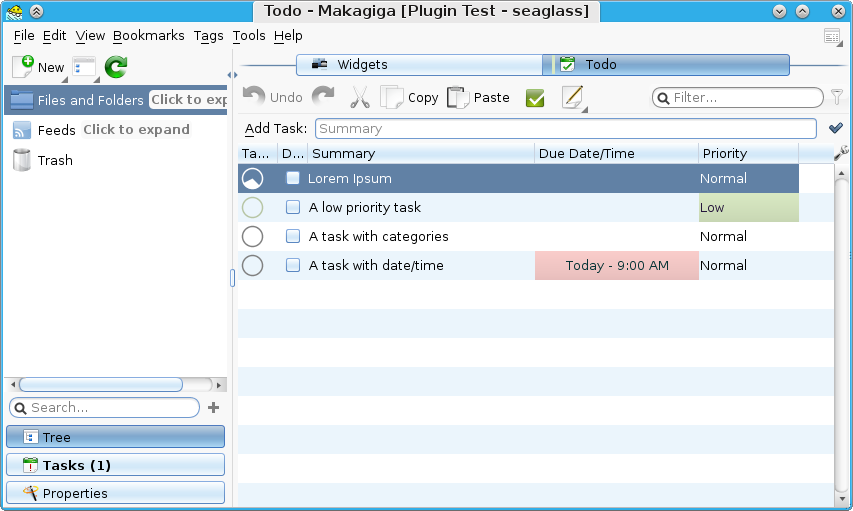 Makagiga - Official Blog: Updated Sea Glass Look And Feel (v0.2 Beta)