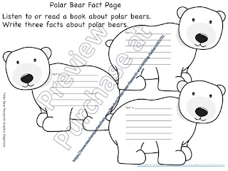 Stand Out Teaching Strategies: Polar Bear Writing Unit