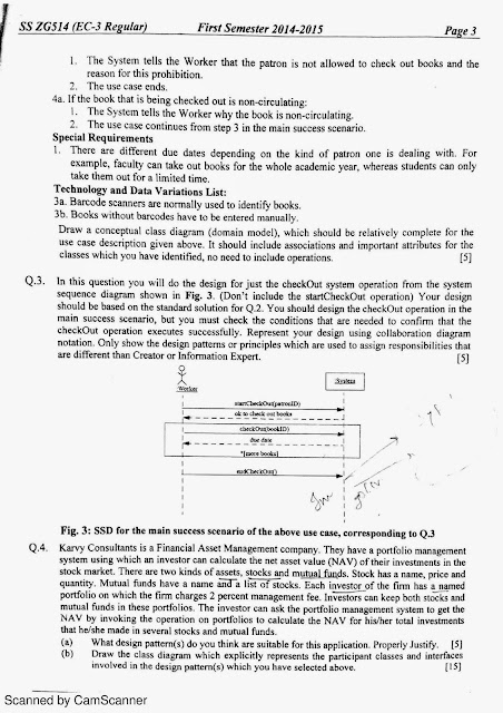 Bits Pilani Wilp: SEM-1 FINAL EXAM QUESTION PAPER Regular/Makeup