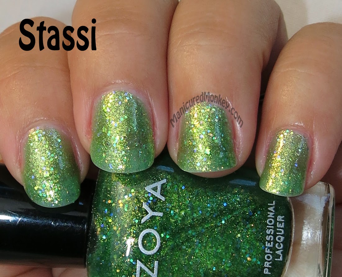 The Manicured Monkey: Zoya: Bubbly- swatches