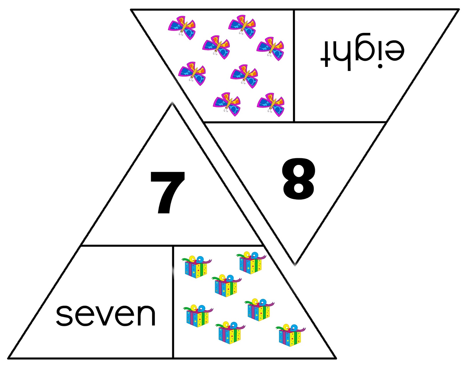 Numbers – puzzle dla maluchów (w 4 językach) | Funglish