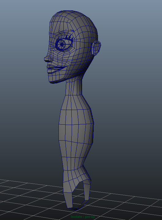 Jut's Blog: Maya - Character Modelling, Stylized Female.