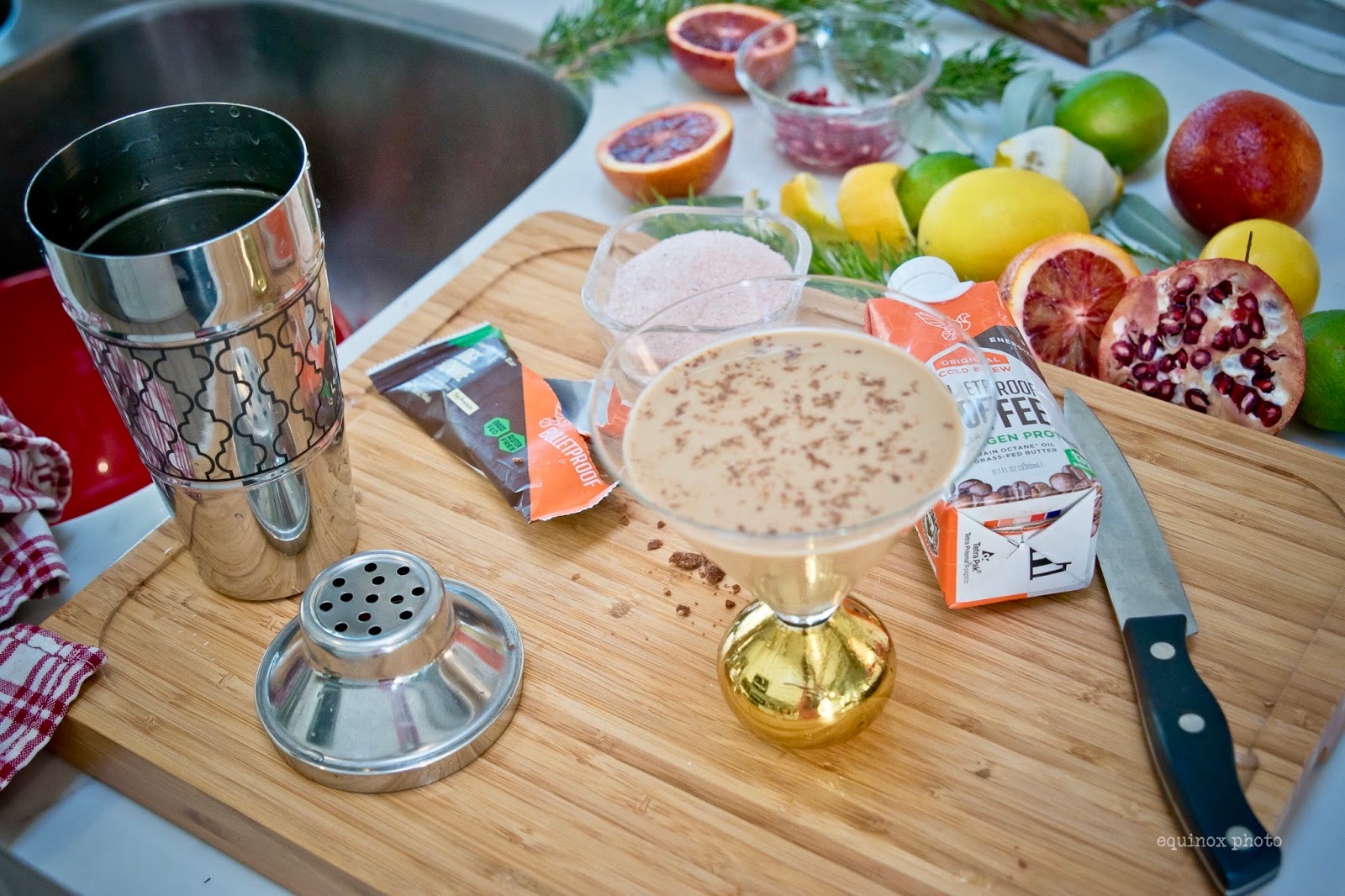 The Enchanted Cook: White Bullet Martini (Low Carb, Gluten Free)