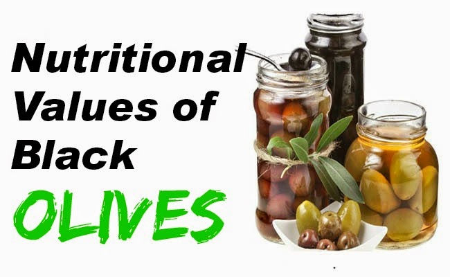 Nutritional Values of Black Olives - Medi Craze