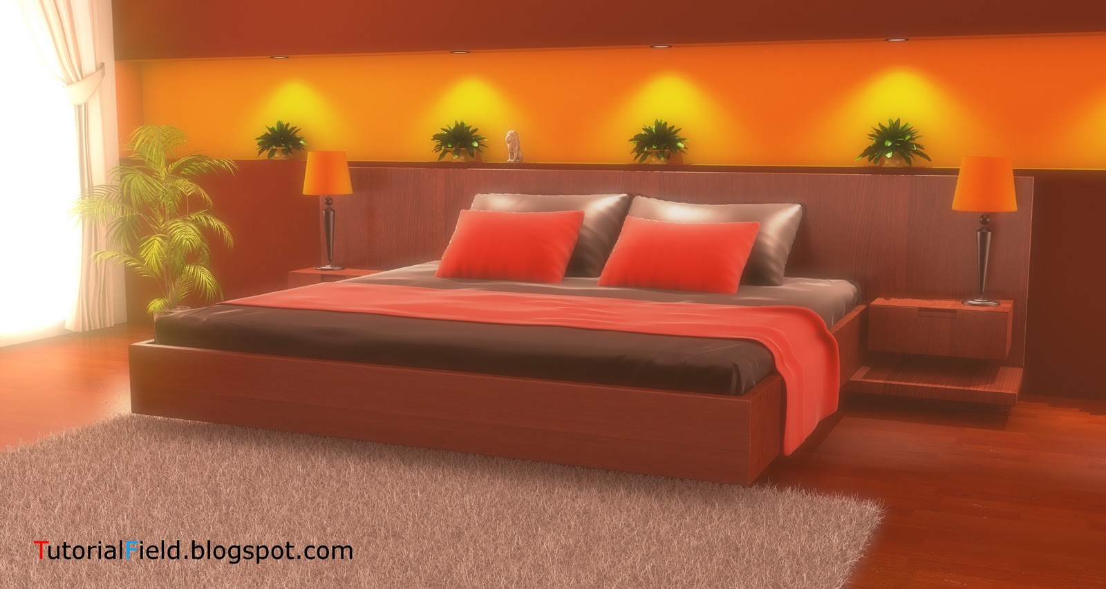TutorialField.blogspot.com: Blender 2.6 - Internal render - Interior ...