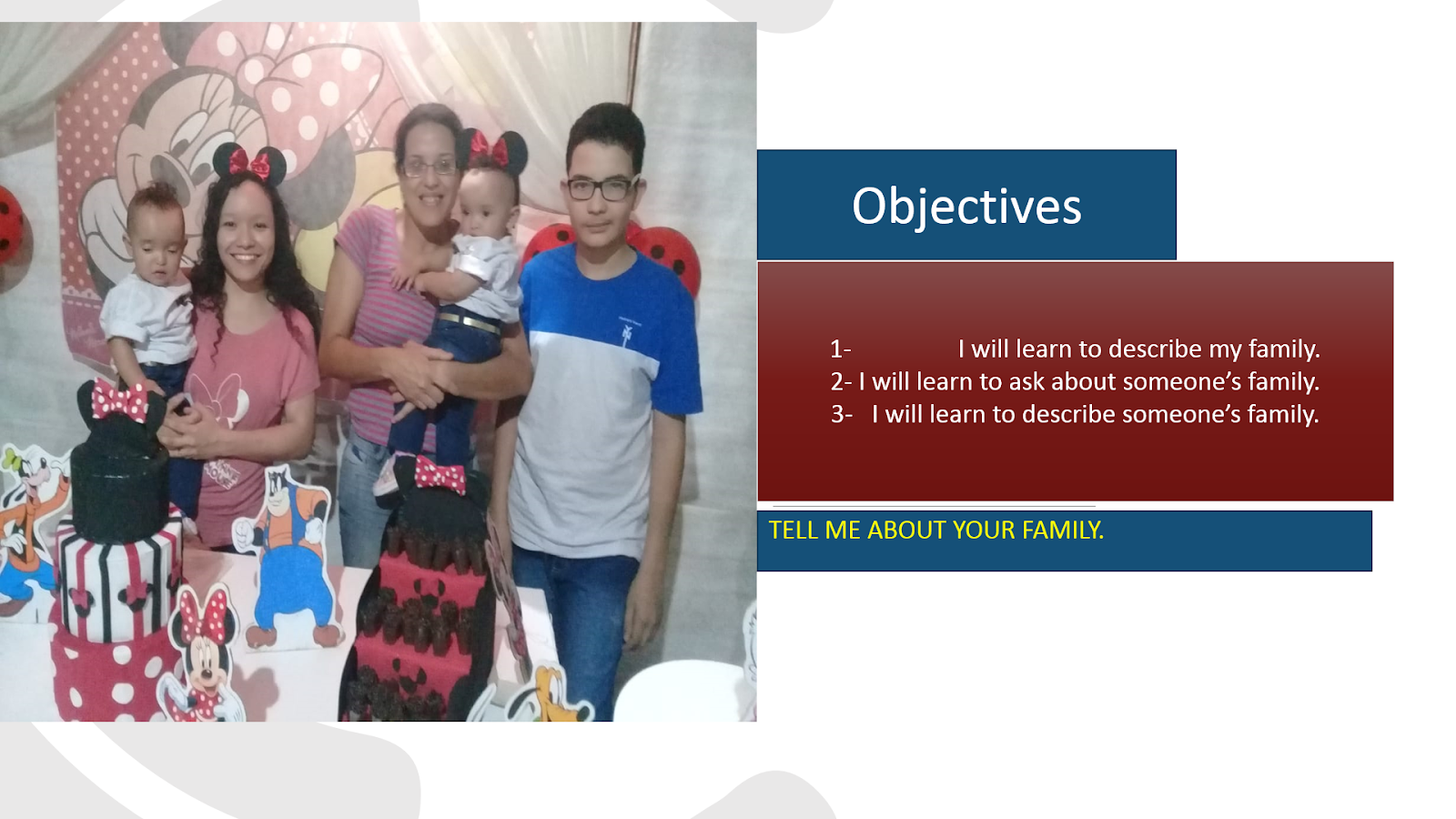 English Connect Lessons: Lesson 7 - Family - Part 2