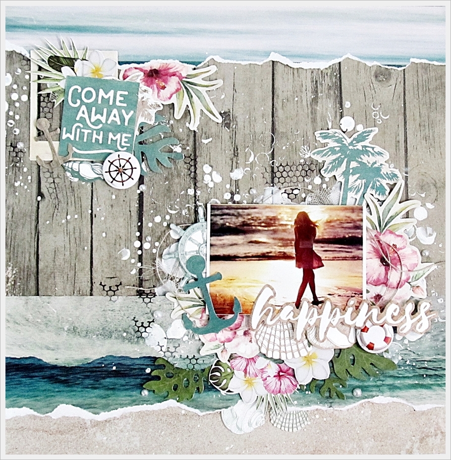 Kalalayaa's Art Stuido: Tropical beachy layout