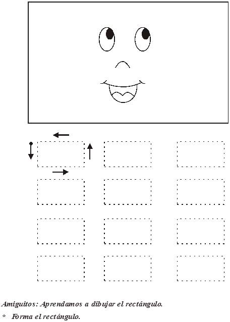 Trabajando en Educación Infantil: 10 fichas para identificar el rectángulo