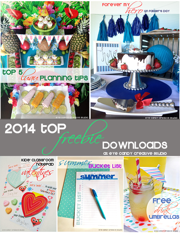 Eye Candy Creative Studio: FREEBIES :: Top 10 of 2014