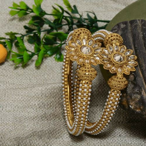 Golden kada bangles