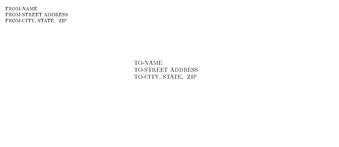 Friendly Letter Envelope Format - Formal Letter