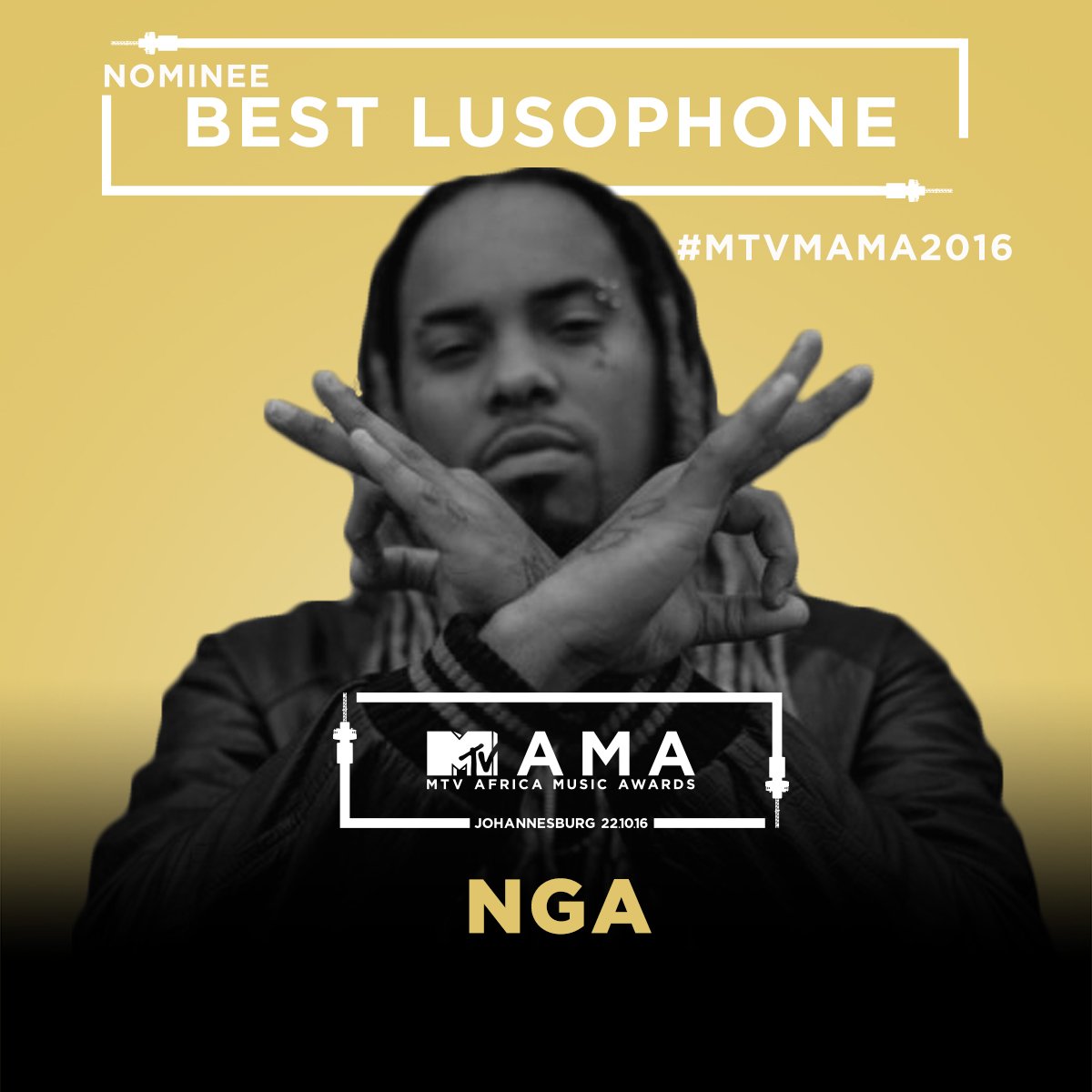 NGA É UM DOS NOMEADOS NO MTVMAMA 2016 NA CATEGORIA DE BEST LUSOPHONE