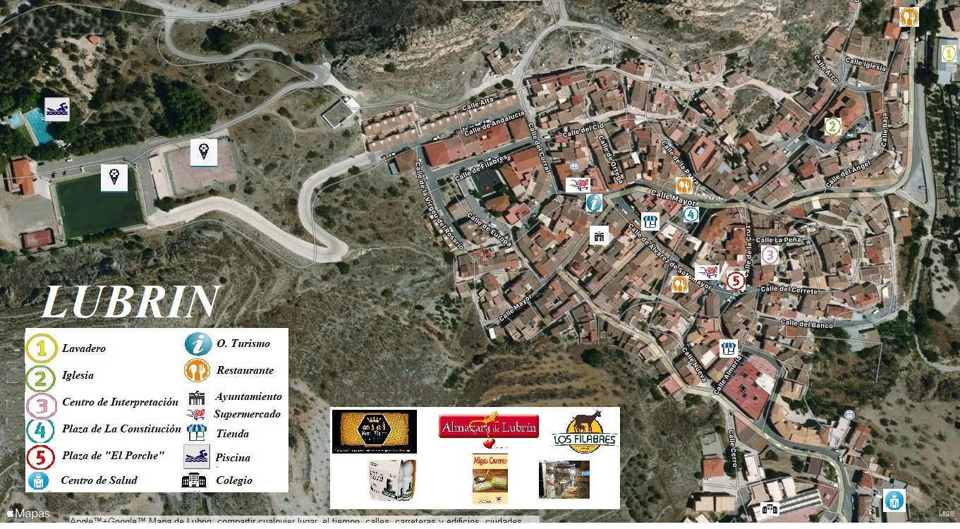 Turismo Lubrín: Localización