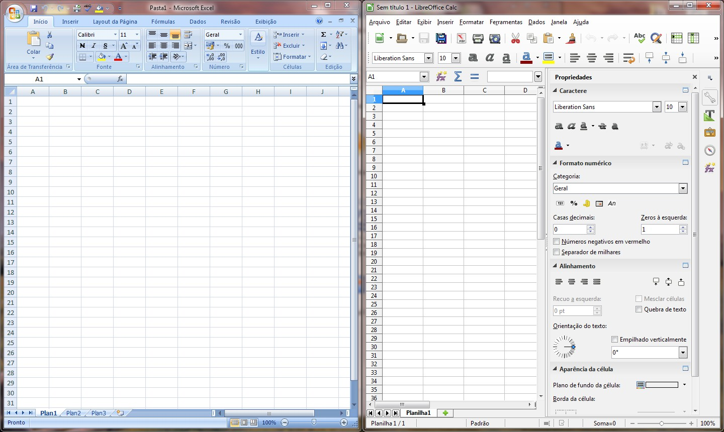 Essenziale Prime: LibreOffice vs Microsoft Office: Calc e Excel