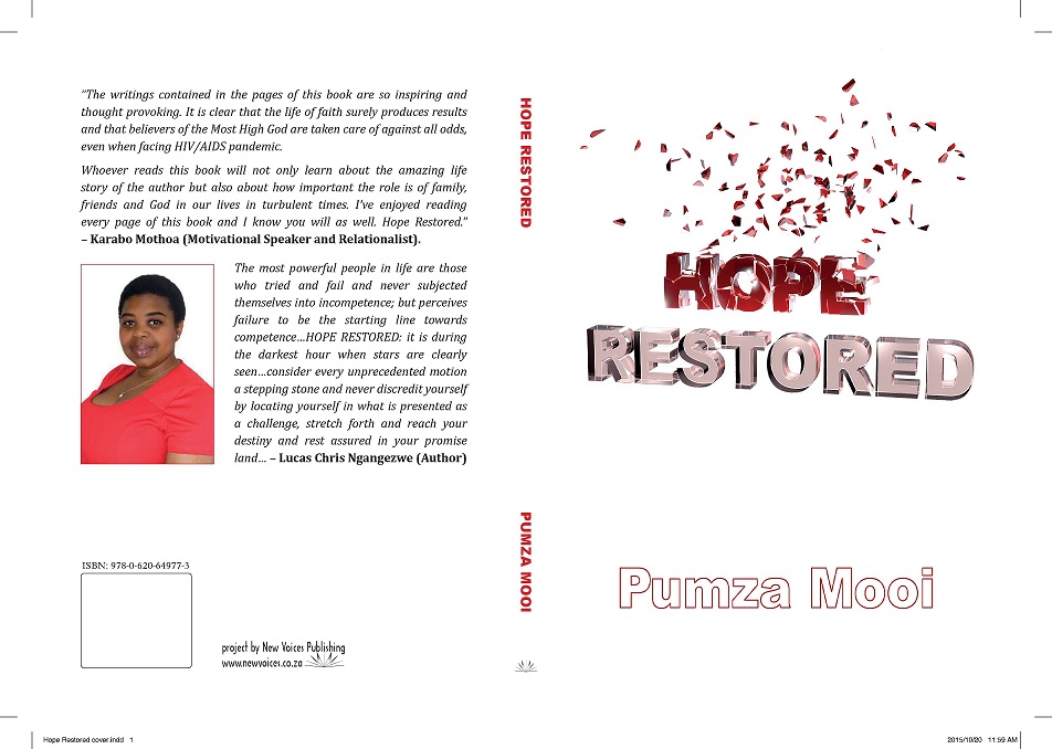Hope Restored ~ Pumza Mooi: Hope Restored - The Book
