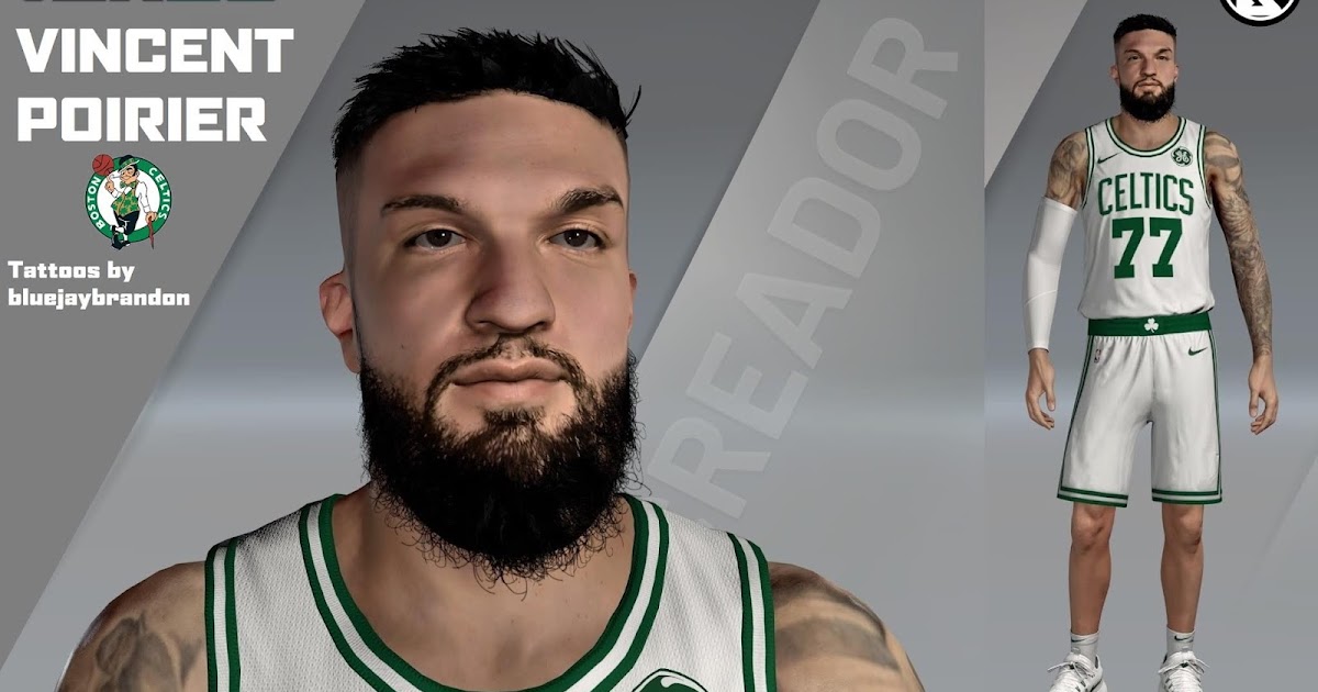 NBA 2K20 Vincent Poirier Cyberface by Shuajota - Shuajota - NBA 2K24 Mods, Cyberfaces & Rosters