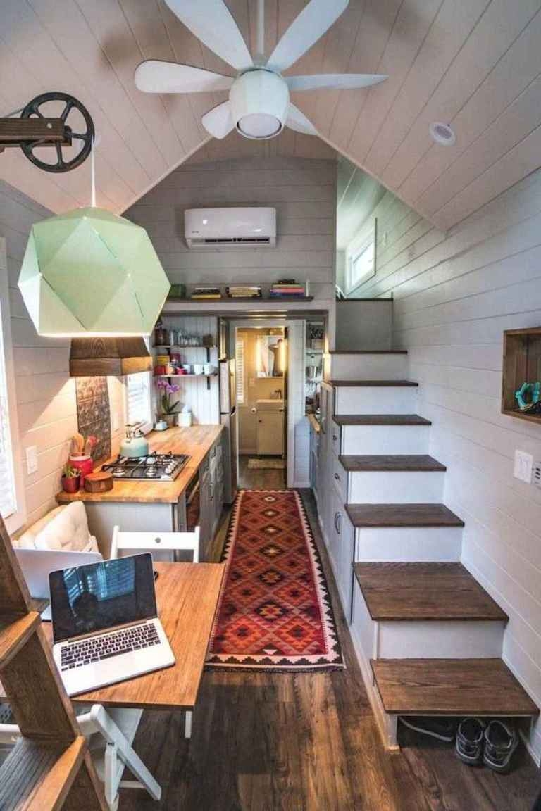 45+ Practical Loft Stair for Tiny House Ideas | ARA HOME