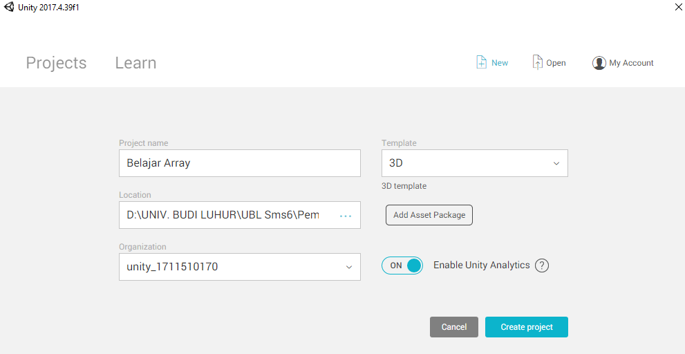 AkuBelajarIT: Tutorial Dasar Array Class Dan Loping Unity 3D