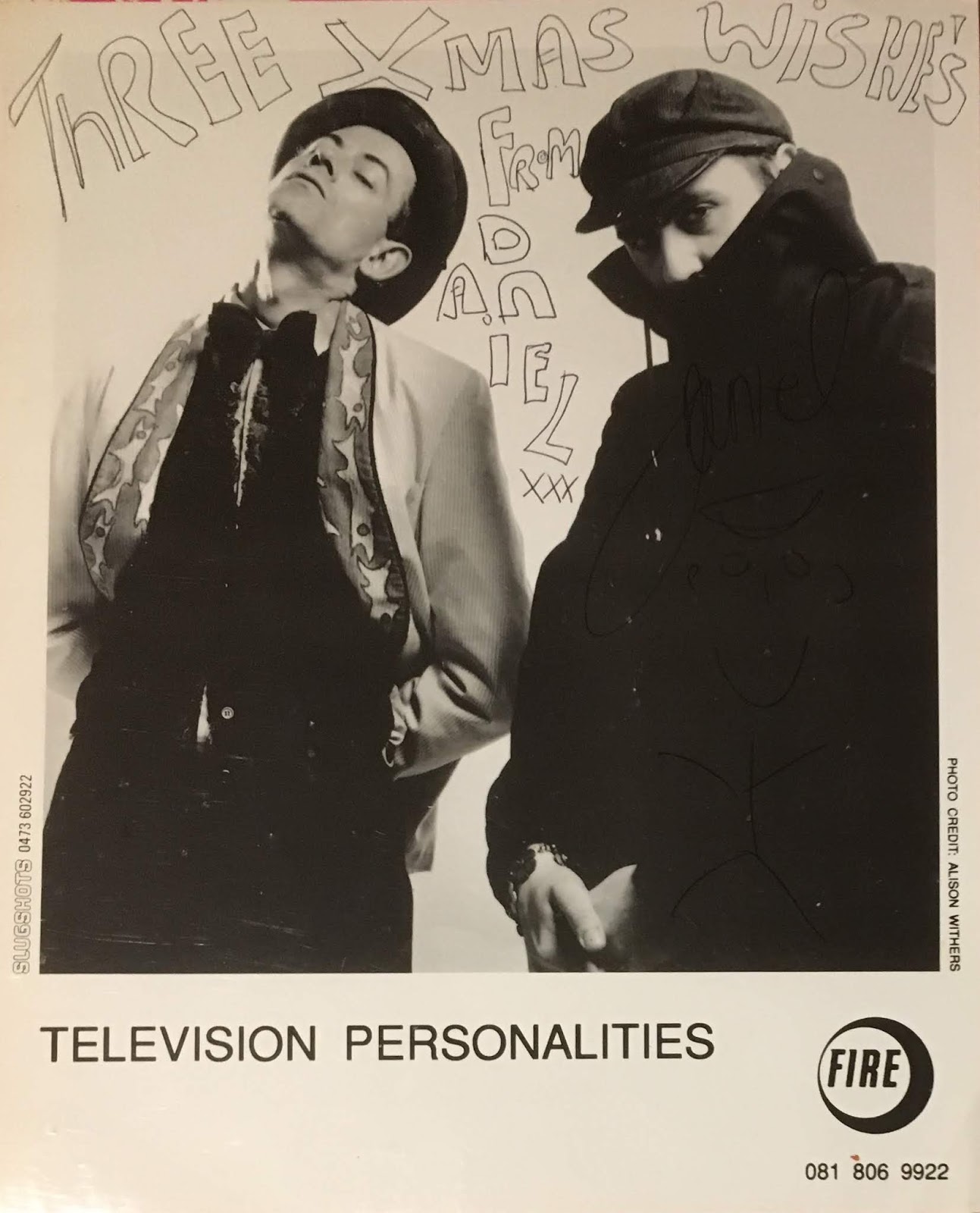 Did Not Chart: Three Christmas Wishes from Daniel Treacy