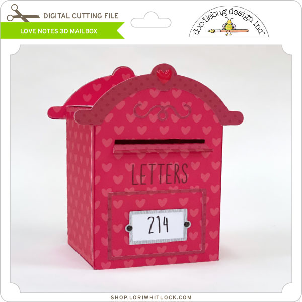 Doodlebug Design Inc Blog: LOVE NOTES TREAT MAILBOX | with Kathy