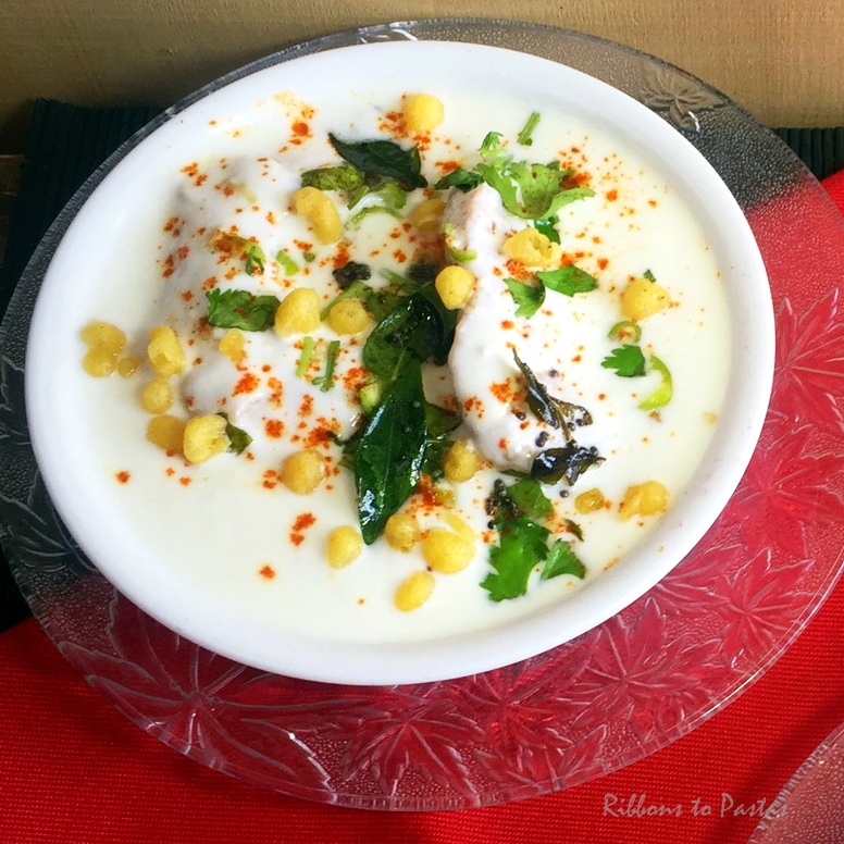 Thayir Vada / South Indian Style Dahi Wada - Ribbons to Pastas