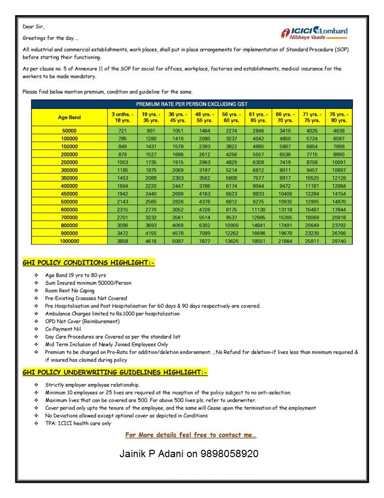 ICICI Lombard - Group Health Insurnace