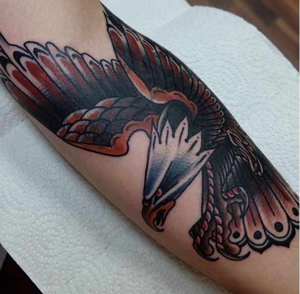 50+ Traditional Eagle Tattoo Designs For Men (2019) | Tattoo Ideas
