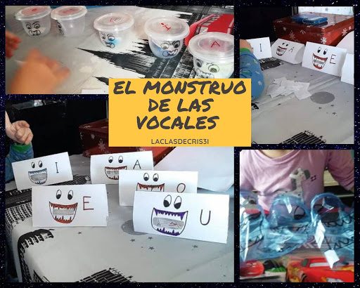 La clase de Cris : El monstruo come vocales!