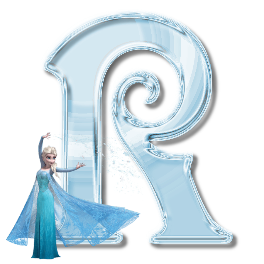 Alfabeto de Elsa de Frozen Congelando las Letras. - Oh my Alfabetos!